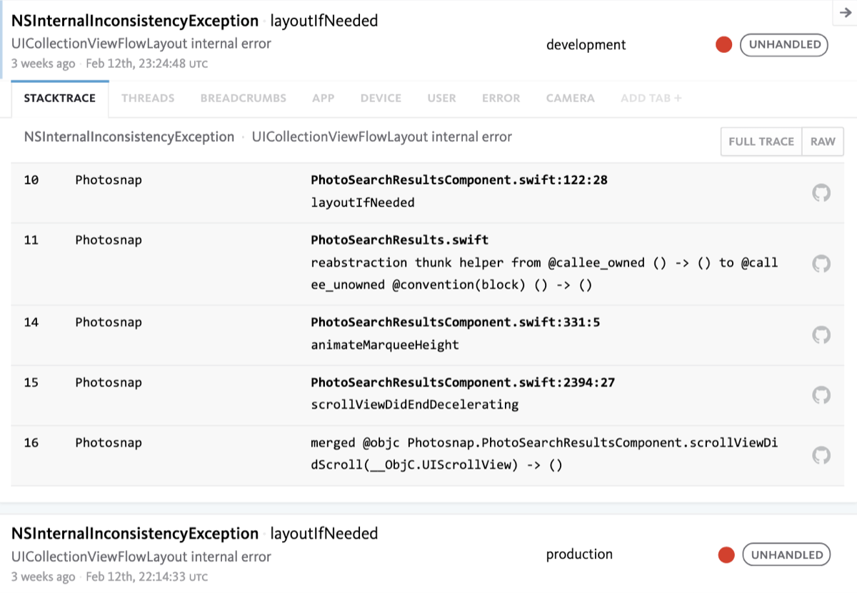 Mobile App Monitoring Tool Bugsnag