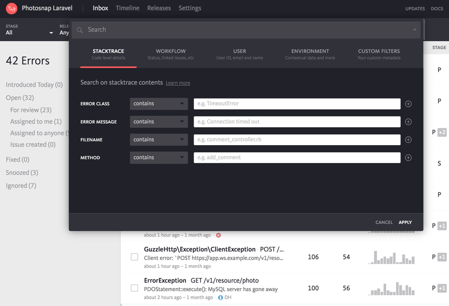 Php Error Monitoring And Reporting Bugsnag Platform