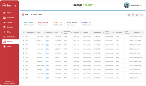 ABA Practice Management And Billing Software | Artemis