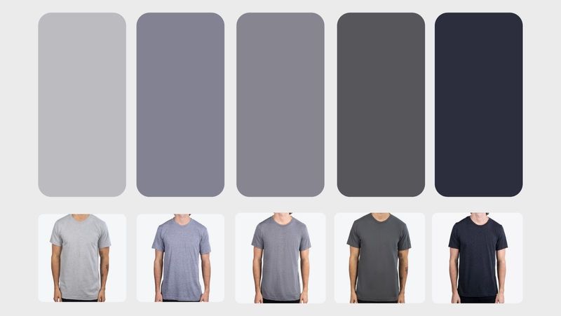 T-Shirt Color Palette: Shades of Gray | Real Thread
