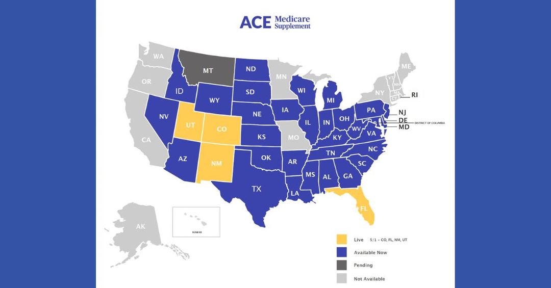 ACE Med Supp Expands to 4 New States