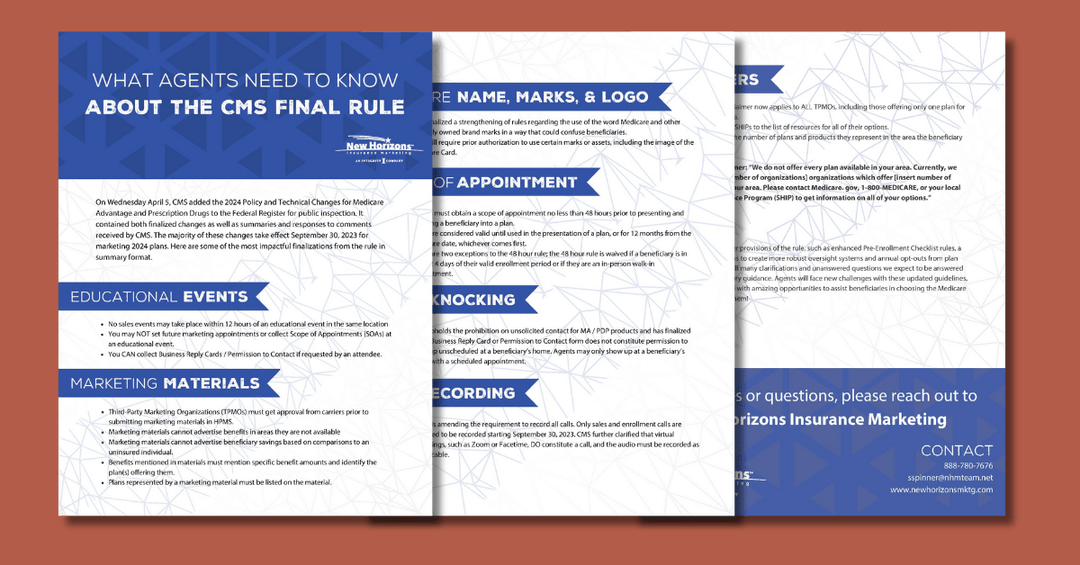 What Agents Need to Know About the 2024 CMS Final Rule (Handout Available)