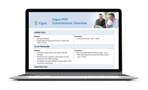 Cigna to Pay Commissions on Medicare PDP Starting AEP 2024