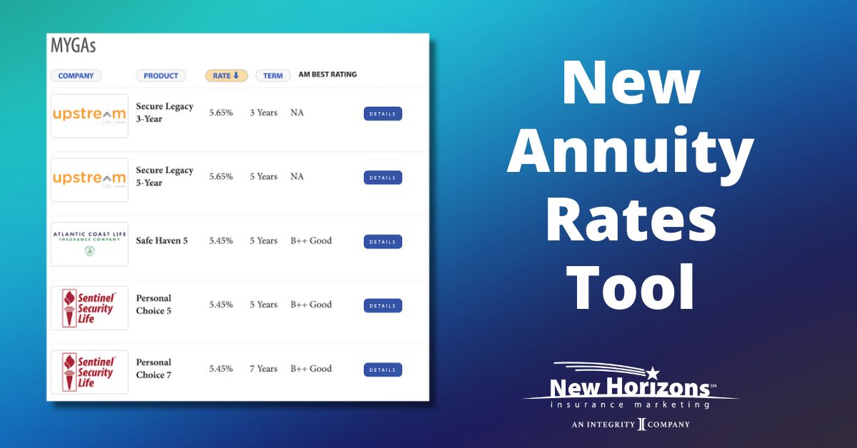 Check Out the New & Improved Fixed Annuity Rates Tool