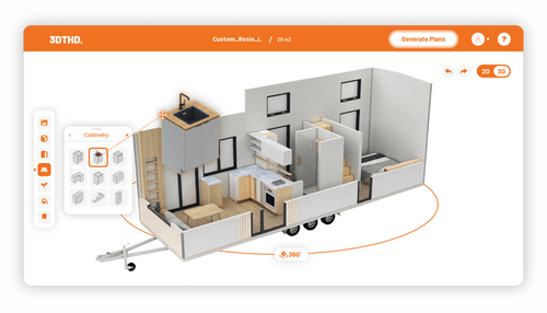 3D Tiny House Designer — Create your dream tiny home!