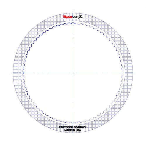 NA - AS66RC, AS69RC B2 GPZ Friction Clutch Plate