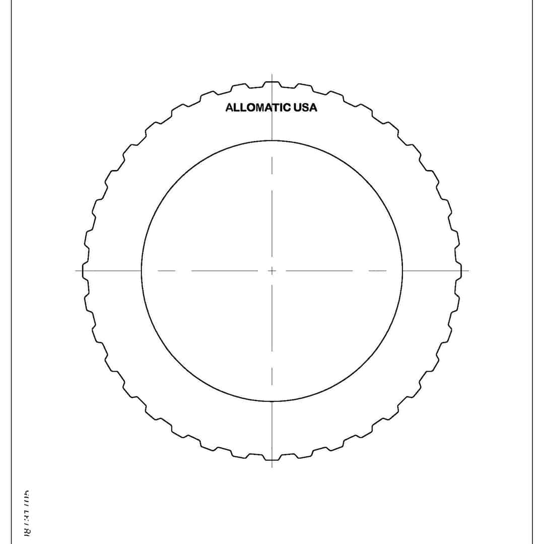 NA - 4T65E 2nd Selective Steel Clutch Plate