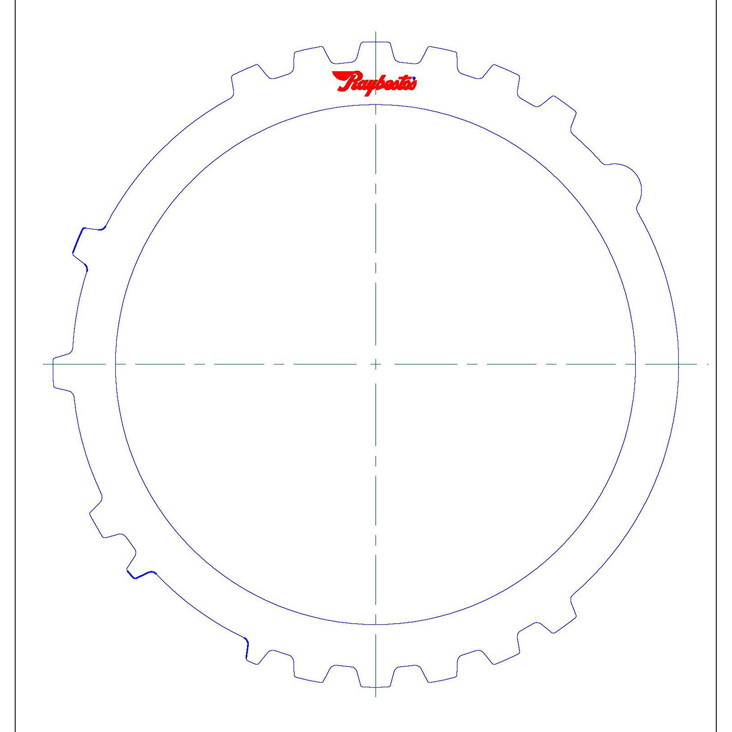 1019-377-035 - 4HP14, 4HP18, 4HP18FLE, 4HP20 F Steel Clutch Plate