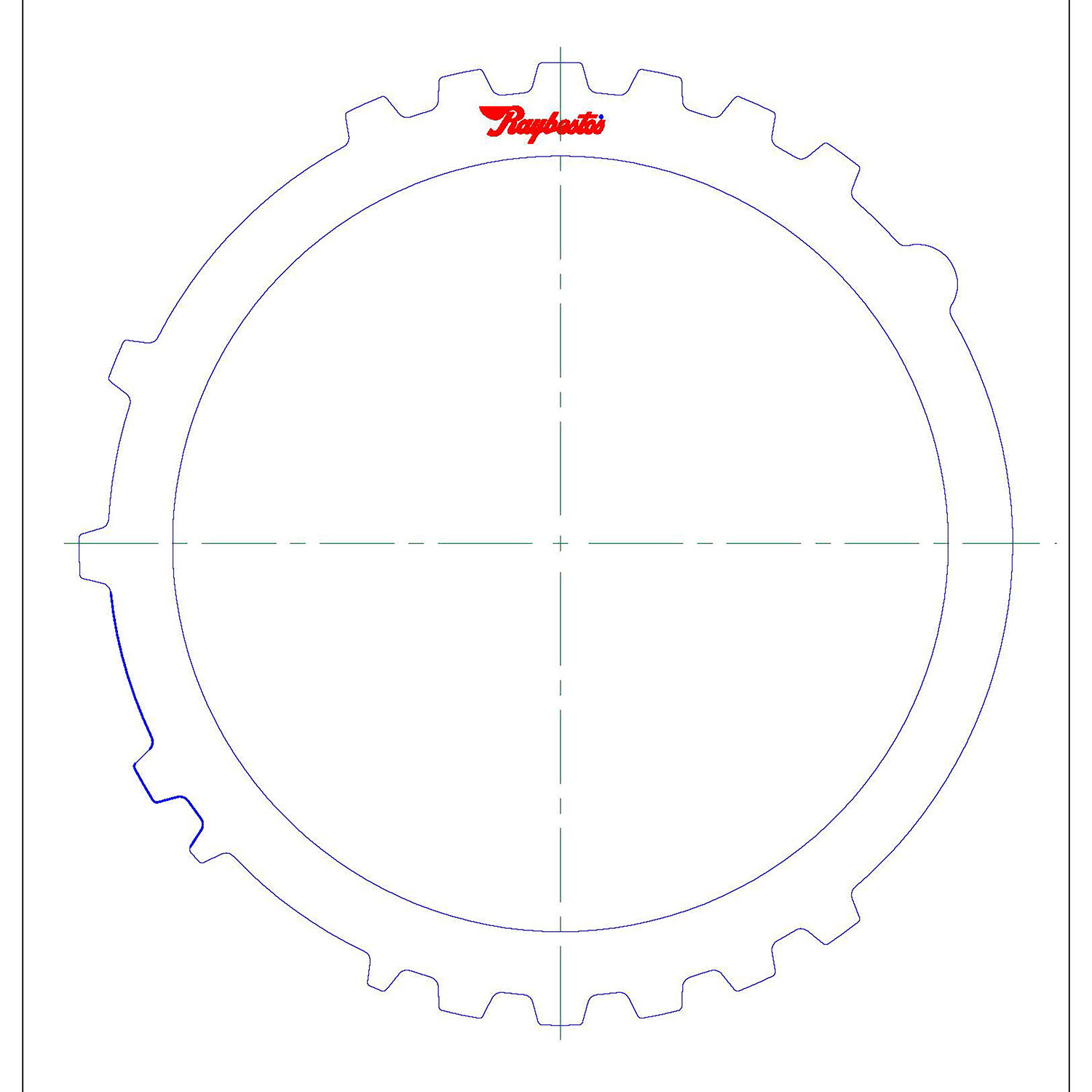 1019-377-037 - 4HP14, 4HP18, 4HP18FLE, 4HP20 F (.142") Steel Clutch Plate