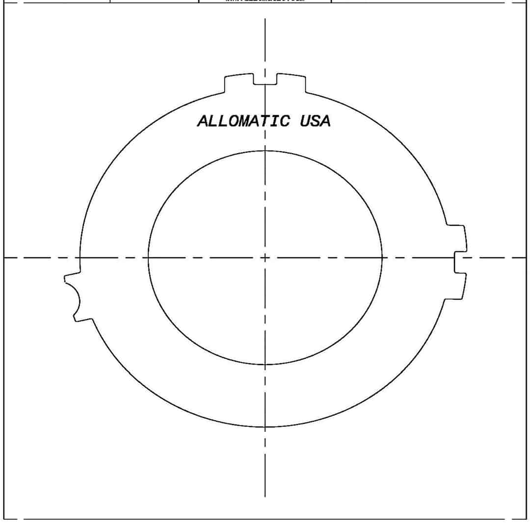 8661006 - 4T60, TH440T4, 4T60E 4th (.073") Steel Clutch Plate