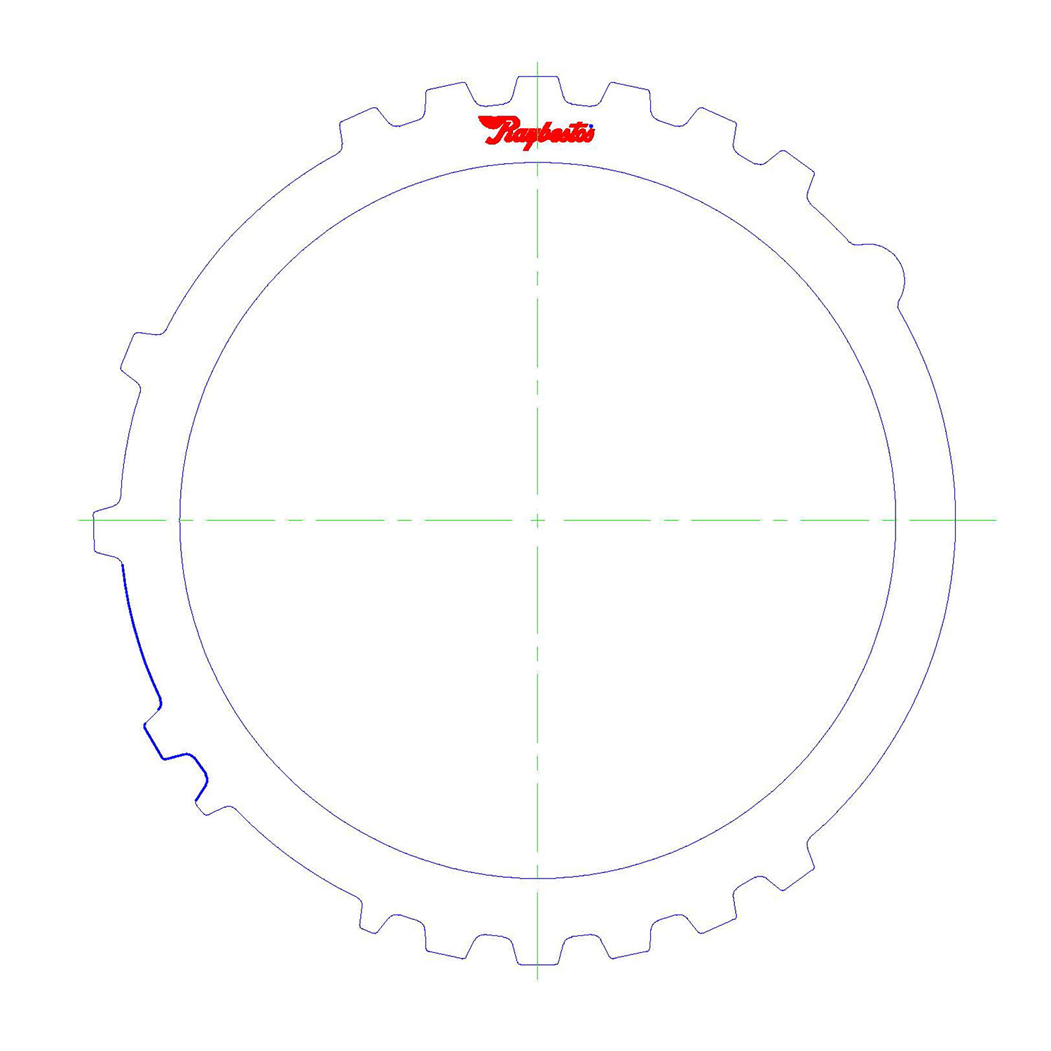 1019-377-036 - 4HP14, 4HP18, 4HP18FLE, 4HP20 F Steel Clutch Plate