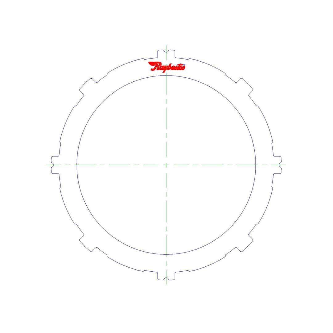 68010495AA - 62TE Overdrive Steel Clutch Plate