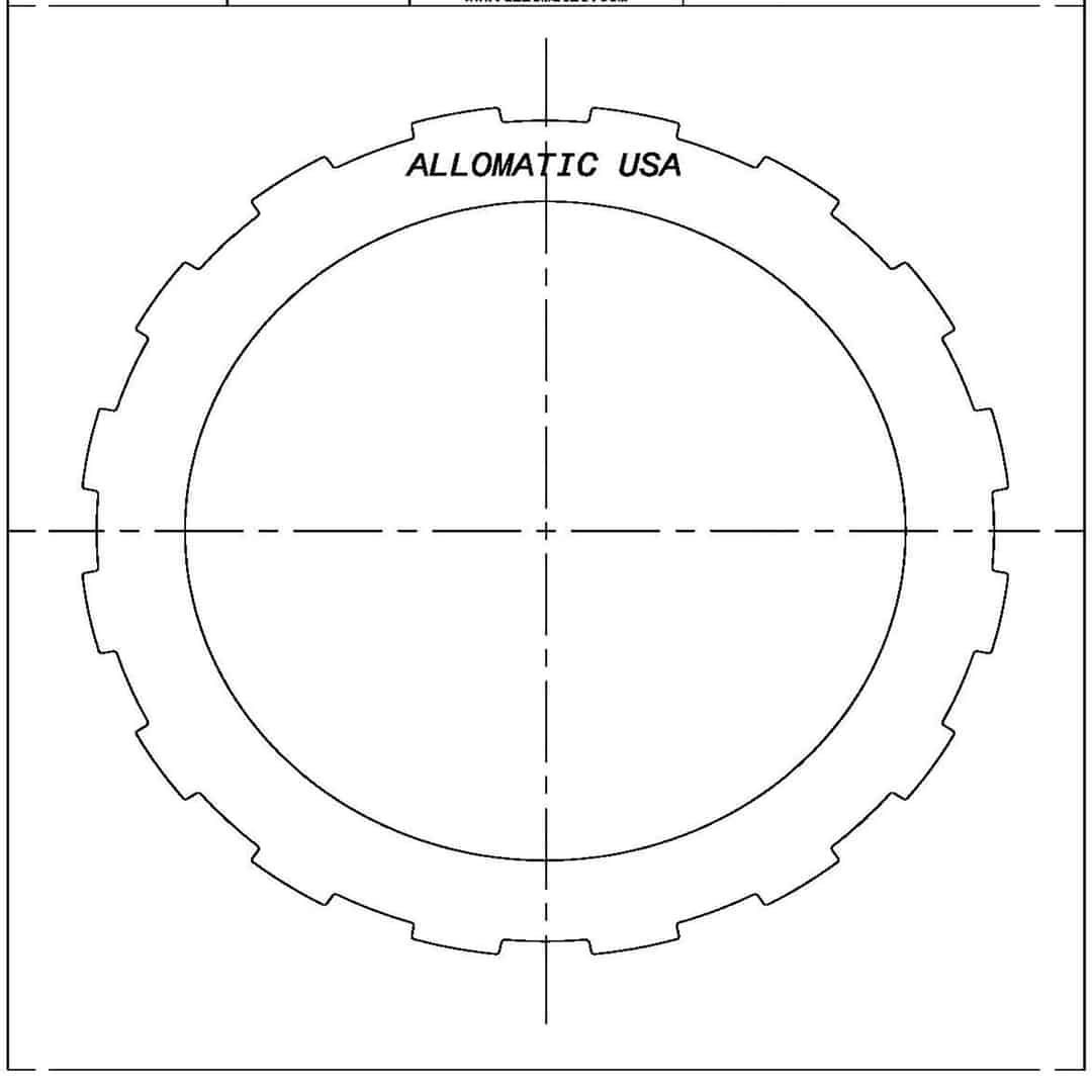 8679584 - 4T80E Forward Steel Clutch Plate
