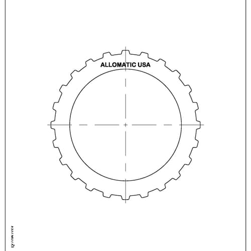4 SPEED M6HA, MAXA, MDWA 1st Steel Clutch Plate