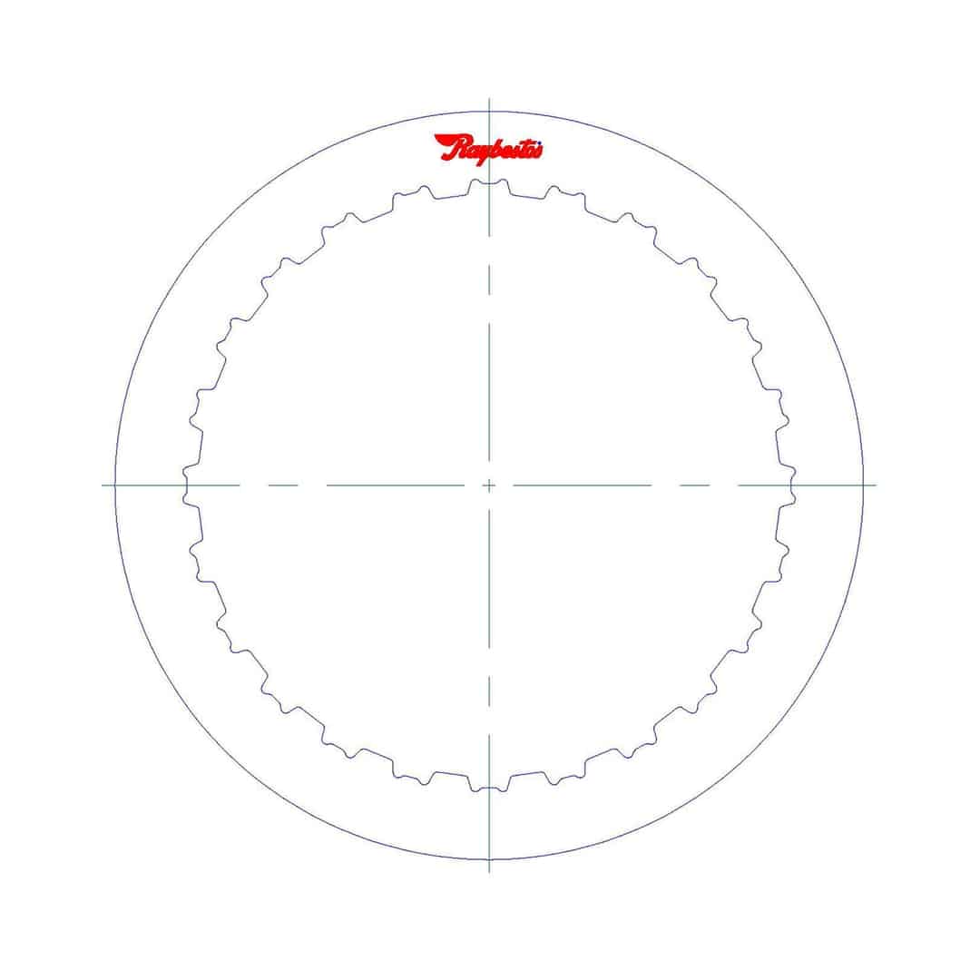 NA - 8HP55, 8HP70, 8HP75, 8HP90 C & E Clutch Steel Clutch Plate