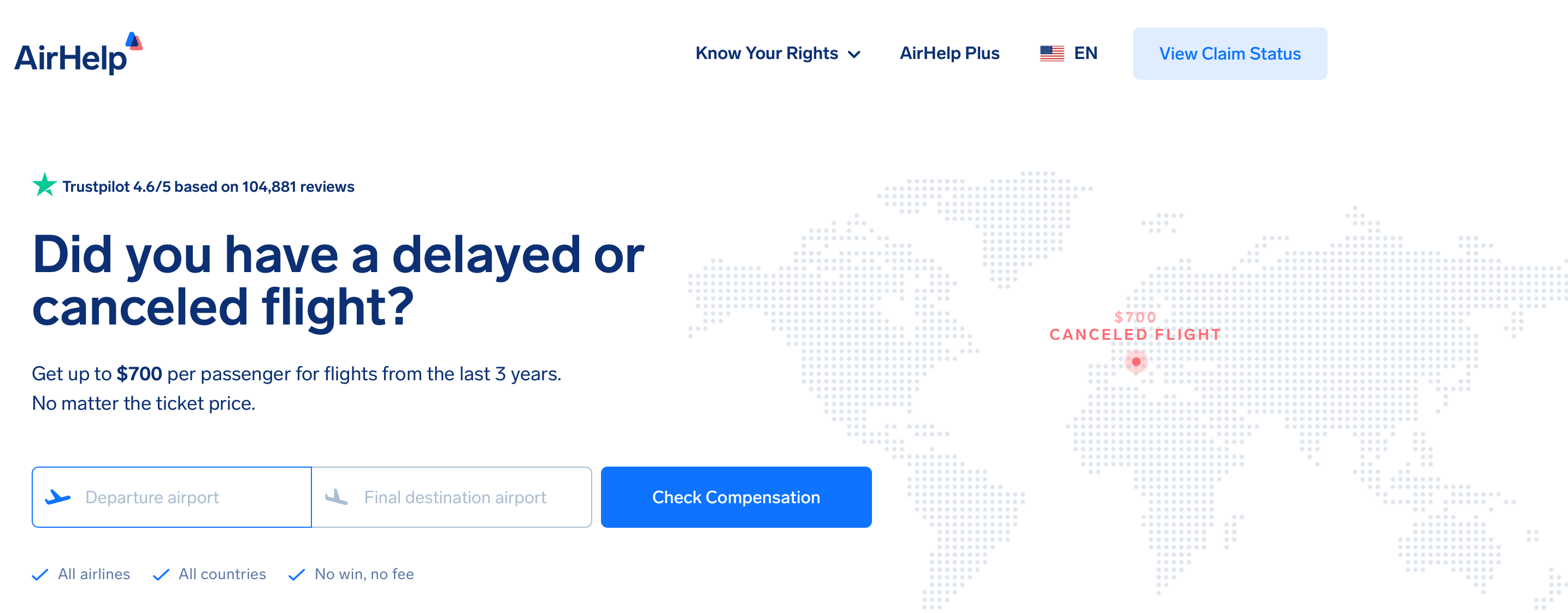 How can I make airline compensation claims globally?