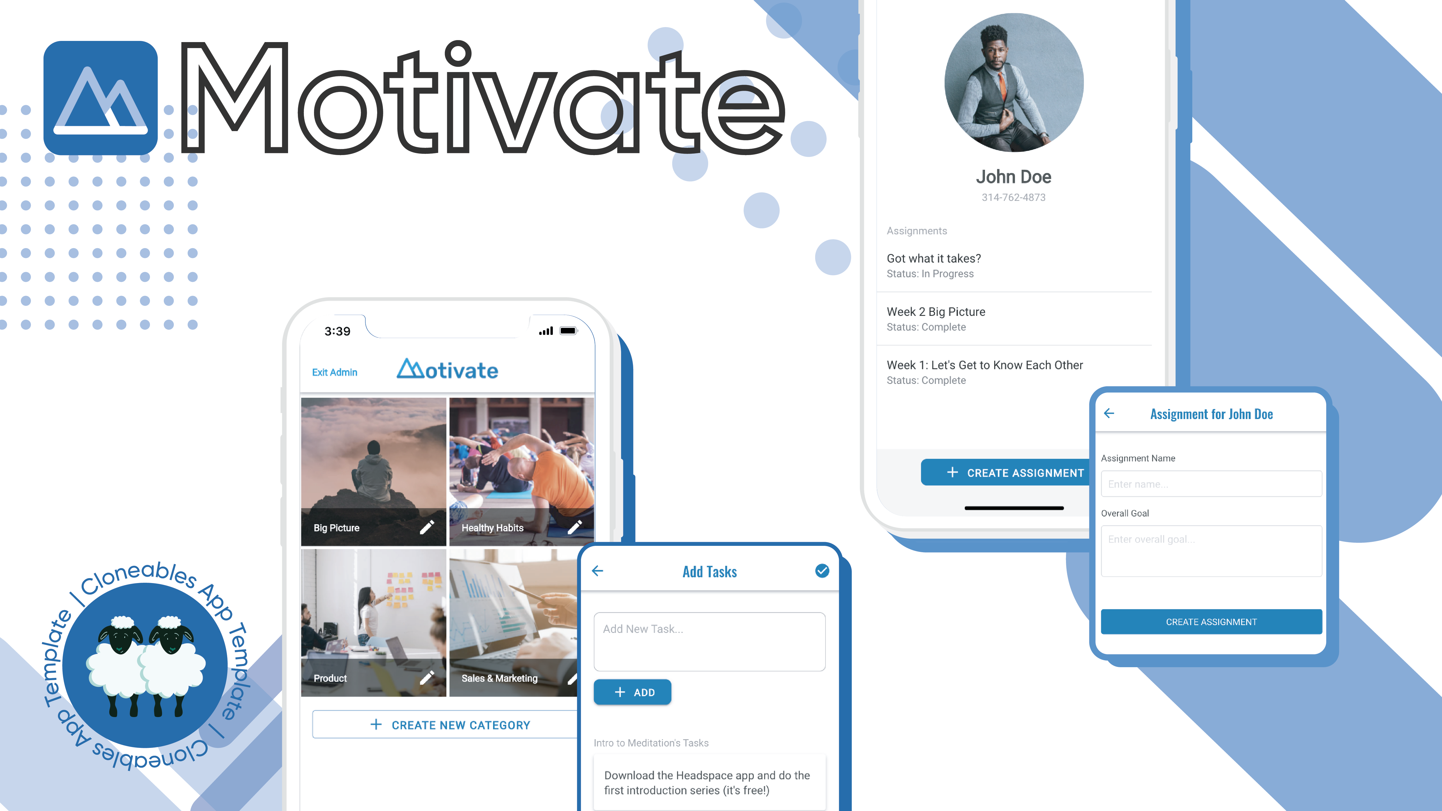 Cloner l'application de coaching pour lancer votre application No Code