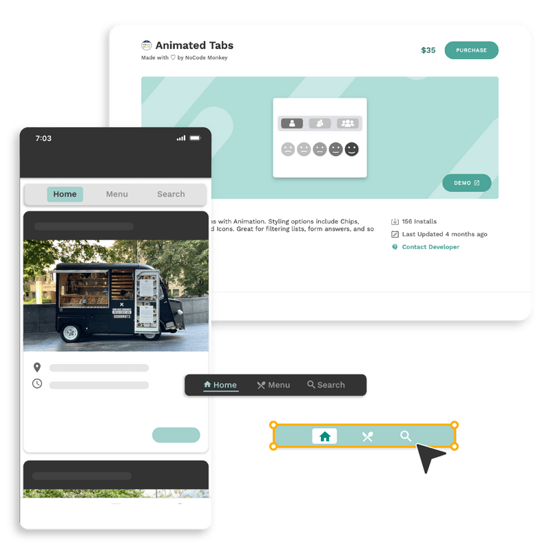 Component Marketplace | Adalo - Build Custom Apps, No Coding Required Component Marketplace | Adalo - Build Custom Apps, No Coding Required
