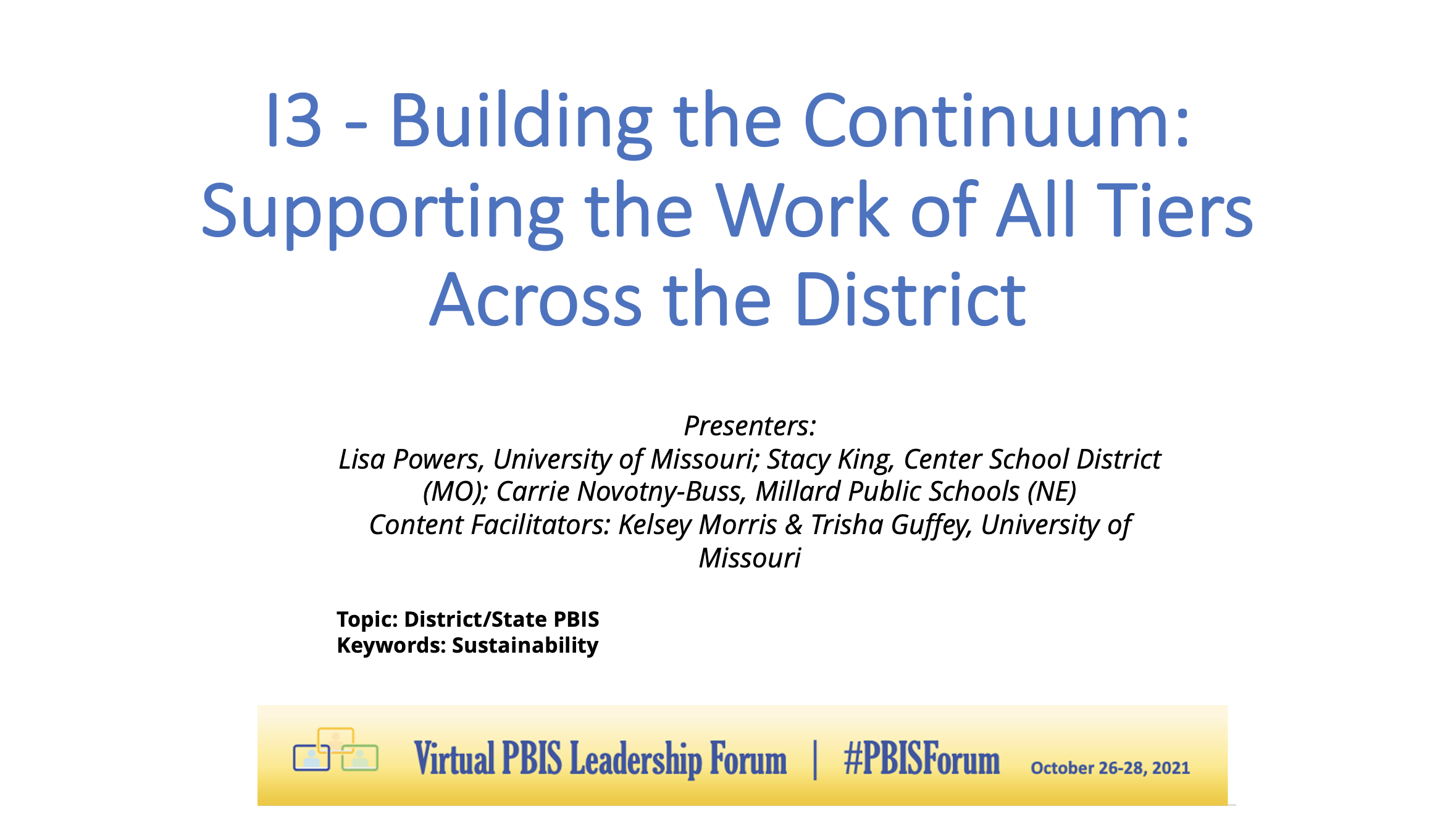 Center on PBIS | Video