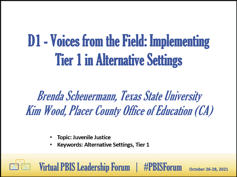 Center on PBIS | Video