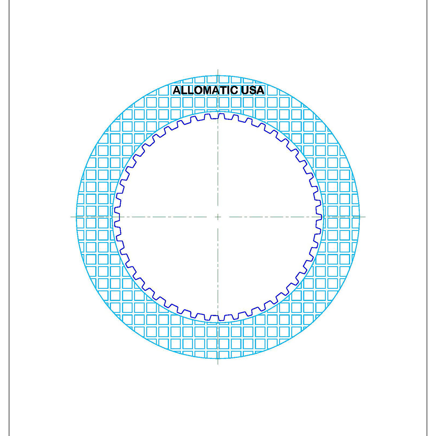FORD FMX Forward, Reverse FM Friction Clutch Plate 512226 | Allomatic