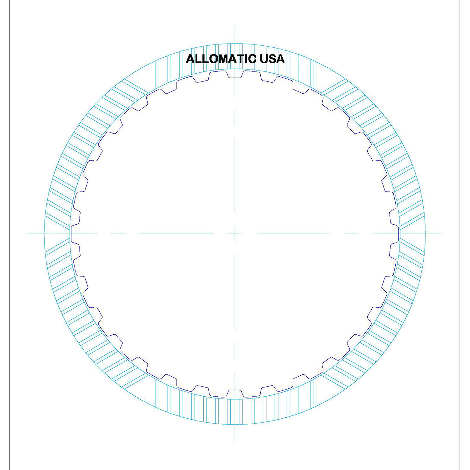 FORD CFT30, CVT Reverse High Energy Friction Clutch Plate 512247 ...