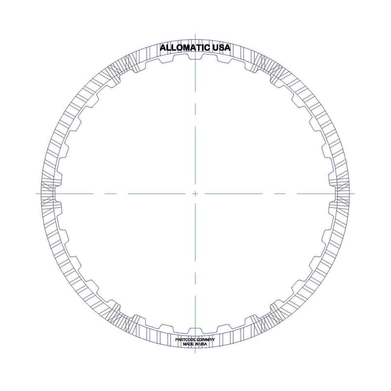 ZF 6HP19, 6HP19A, 6HP19X, 6HP21, 6HP21X, 09L B Clutch (3, 5 Reverse ...