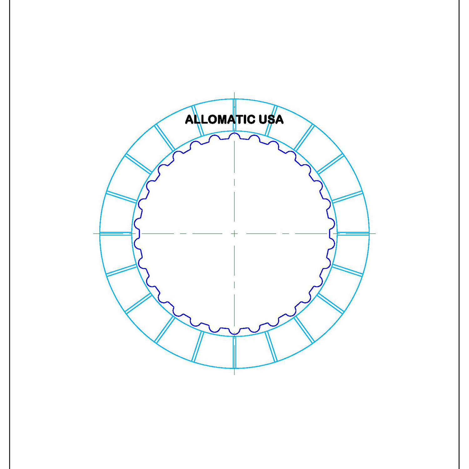 GM 4T65E Input Friction Clutch Plate 512429 | Allomatic