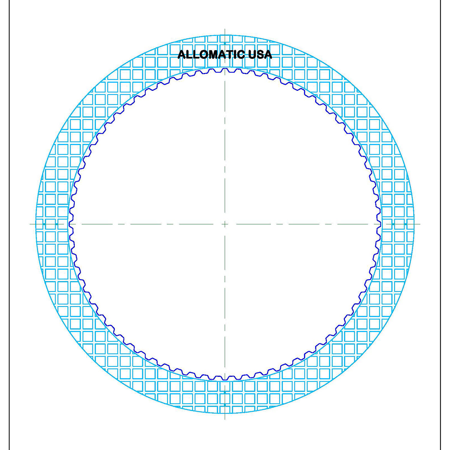 FORD E4OD, 4R100 Low, Reverse Friction Clutch Plate 512450 | Allomatic