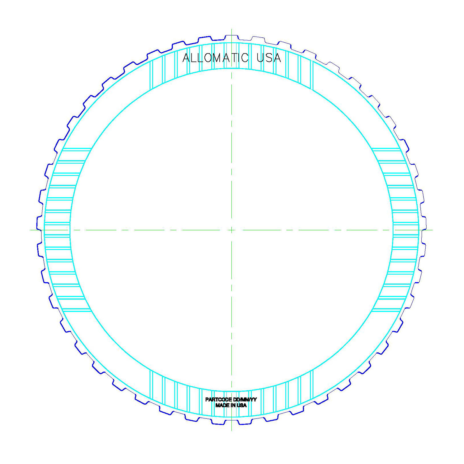 CHRYSLER 68RFE Low, Reverse Single Sided, OD Spline High Energy ...