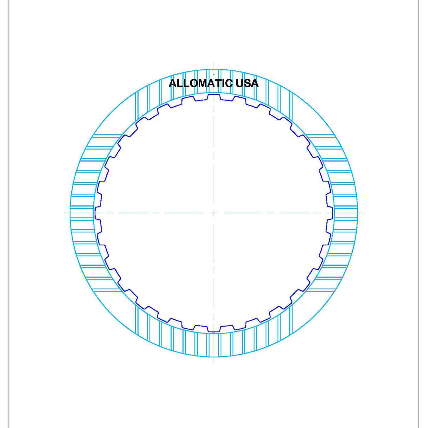 CHRYSLER A604, 40TE, 41TE, 41AE Overdrive Friction Clutch Plate 512637 ...