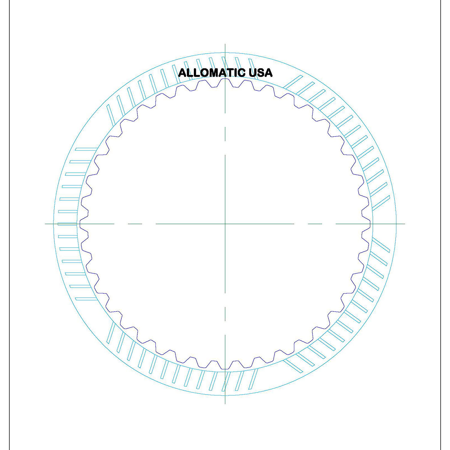 ZF 4HP16 D Brake High Energy Friction Clutch Plate 512675 | Allomatic