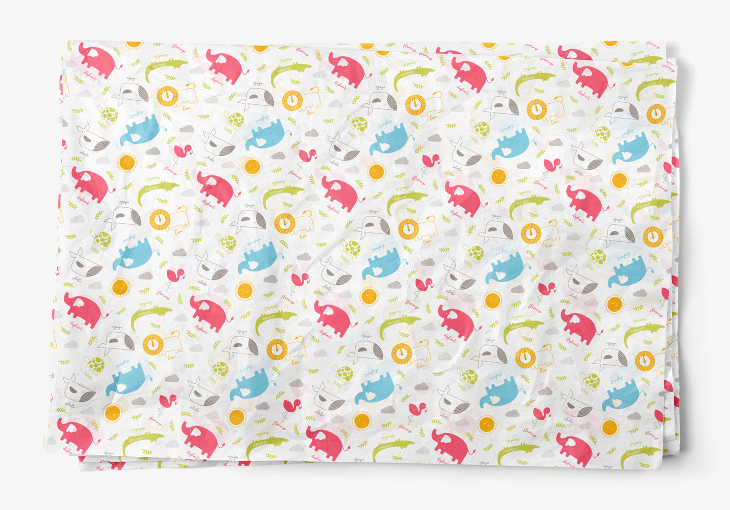 Safari Park Tissue Paper | SatinWrap by Seaman Paper