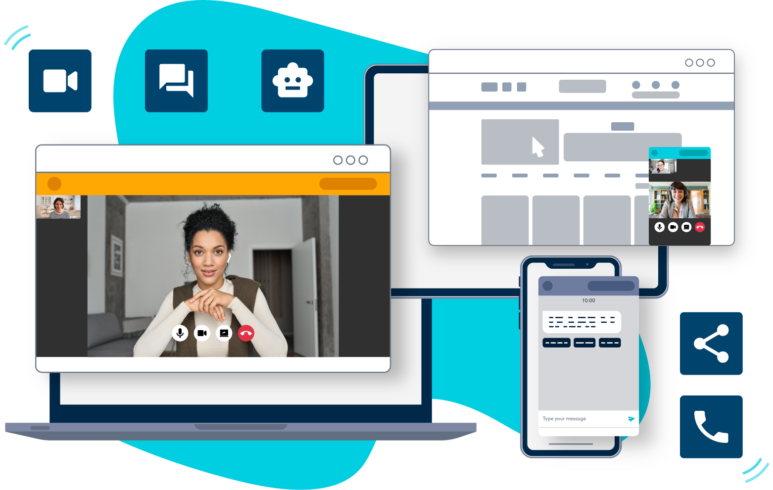 Video Chat, Live Chat, Cobrowsing Software | Talkative