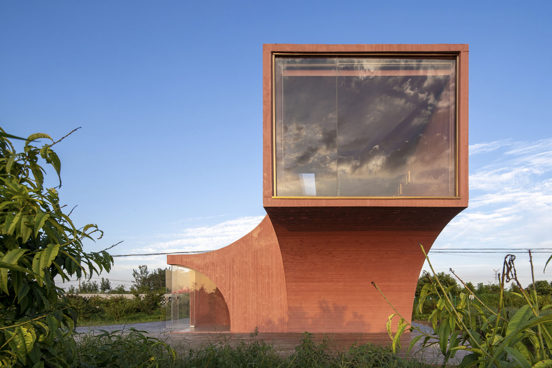 Peach Hut Community Center by Atelier XI
