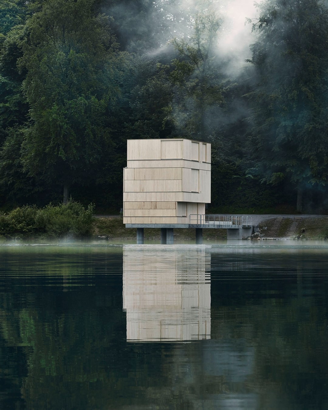 Lake Rotsee Refuge by AFGH