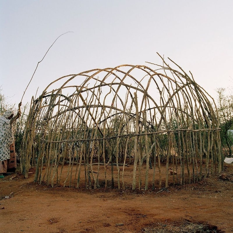 Somalia Houses by Olaf Unverzart