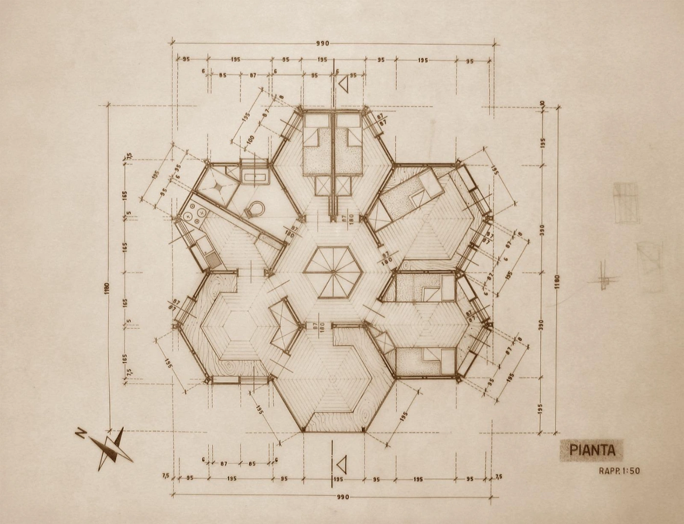 Casa Esagono by Vittorio Giorgini captured by Fabio Bascetta