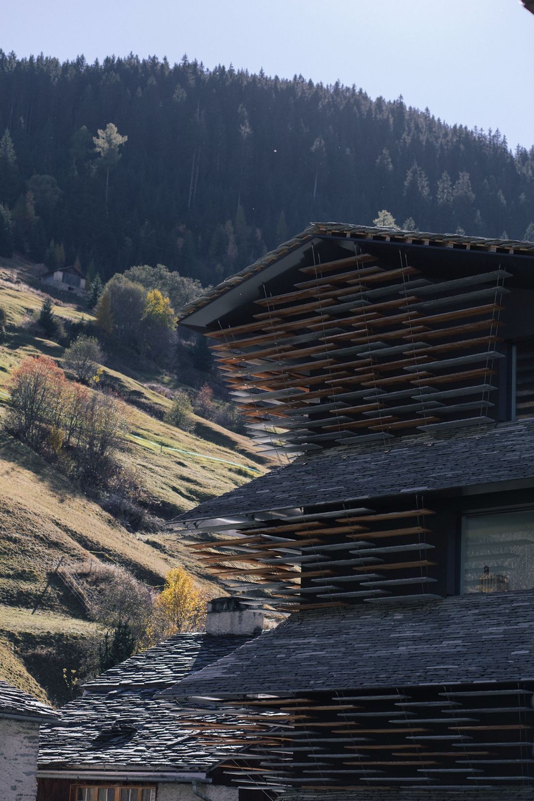 Haus Balma by Kengo Kuma captured by Thisispaper Studio