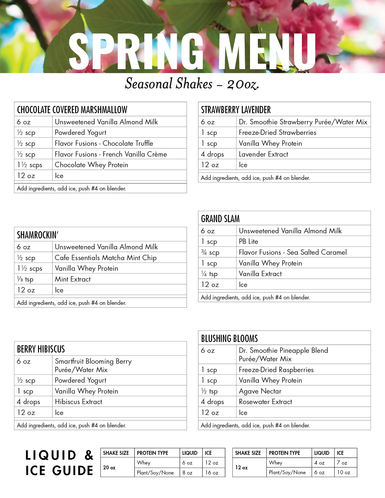 Member's Club | Spring Seasonal Menu