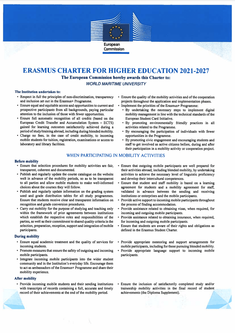 (DOCS) Erasmus Charter for Higher Education 2021-2027