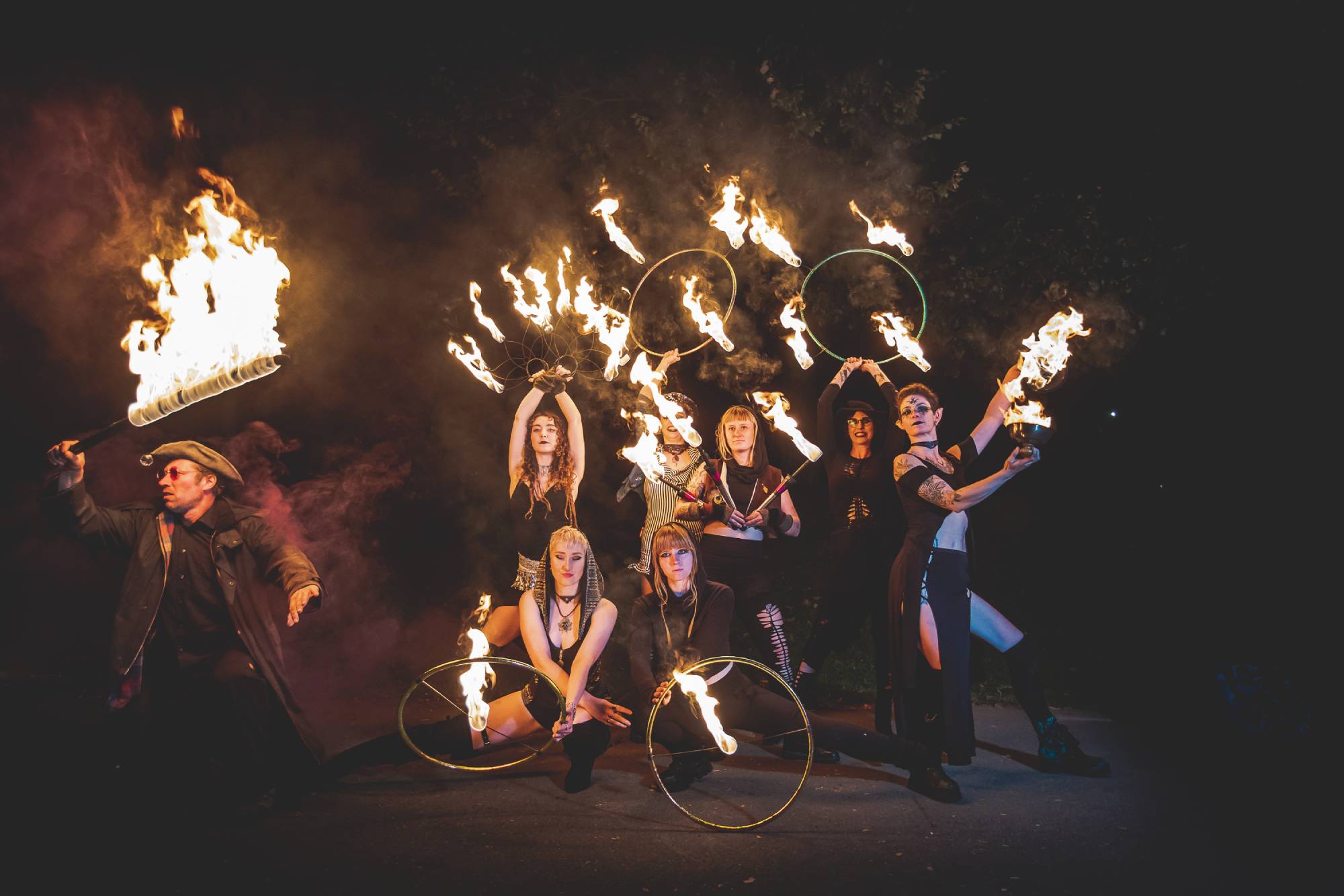 The Fern Burn Club gives a safe space for fire-spinning - Capital Daily
