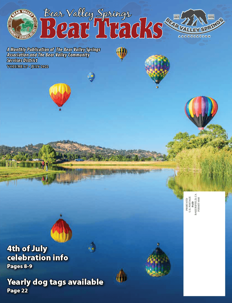 Bear Valley Springs Association Bear Tracks Magazine