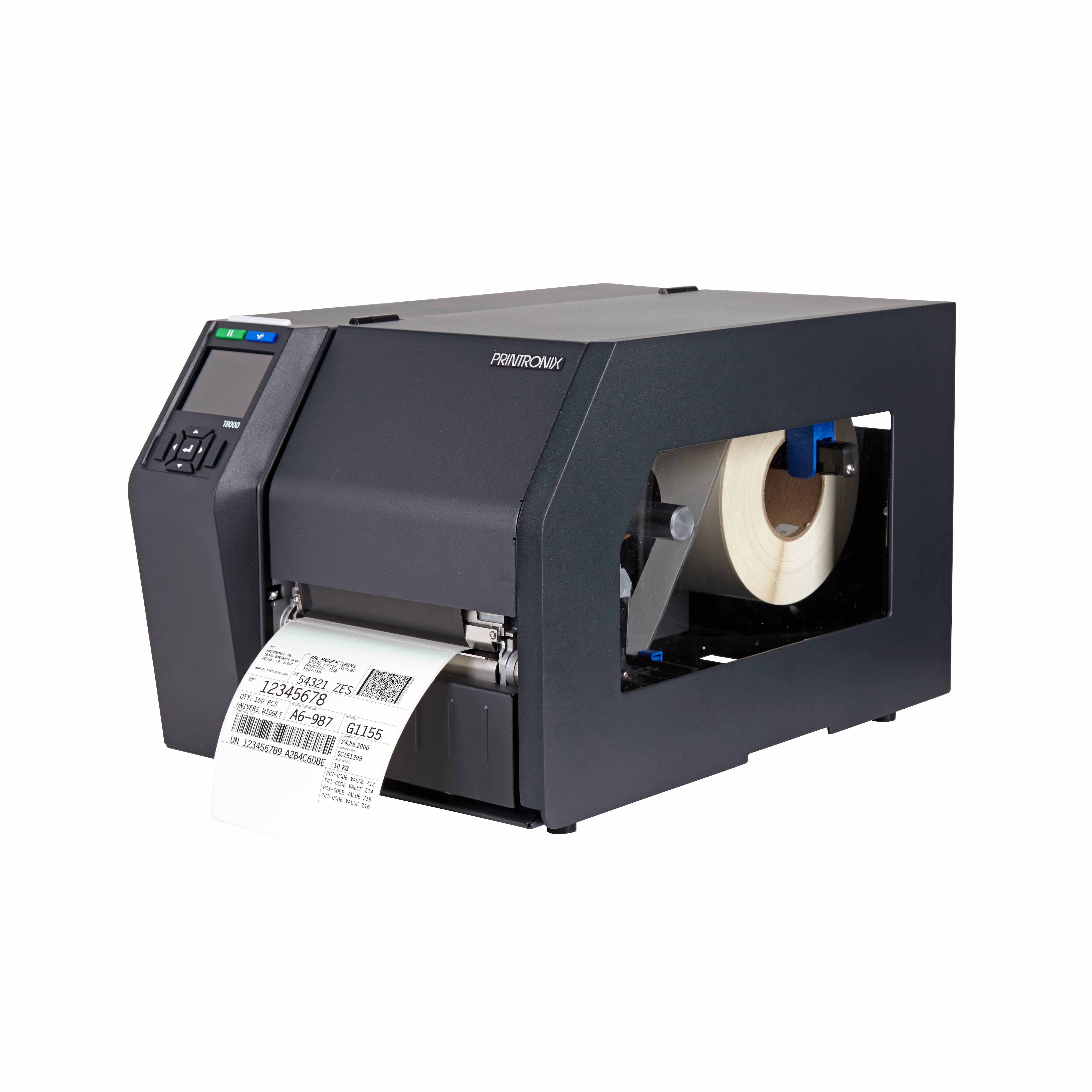 Printronix T8000 203/300DPI - 6" Wide Thermal Transfer Industrial Label ...
