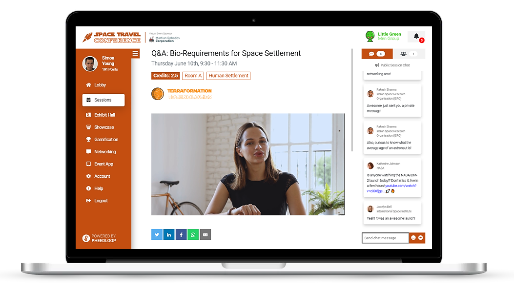 Hybrid, In-Person & Virtual Event Software | PheedLoop