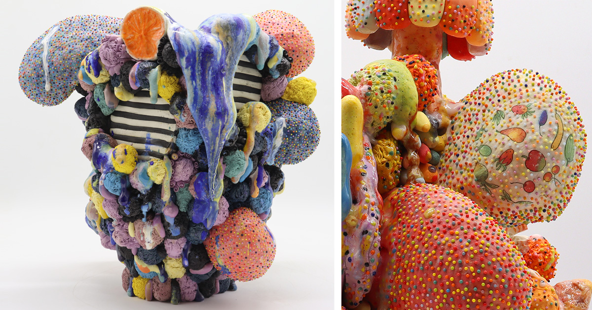 Kazuhito Kawai's Exuberant Ceramic Sculptures Evoke Dollops Of ...