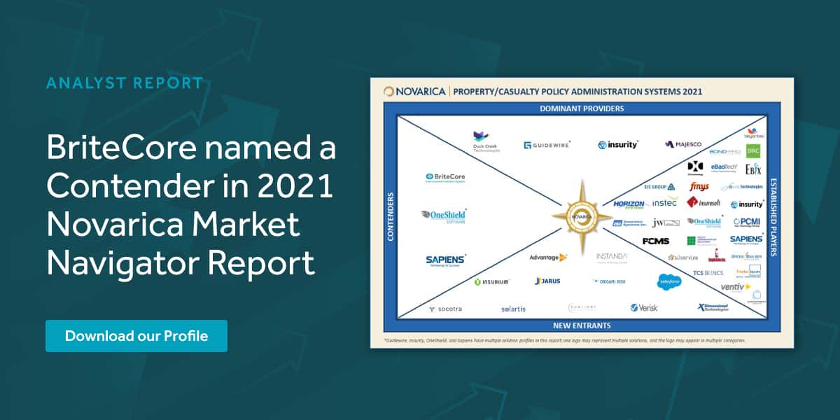 BriteCore Insurance Software: Novarica Names BriteCore a Contender Among Property/Casualty ...