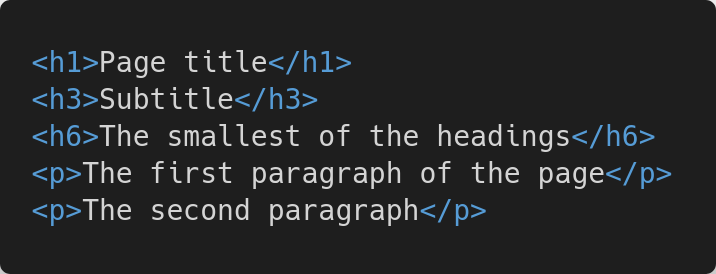 Enki | Blog - Headings, Paragraphs, Hyperlinks