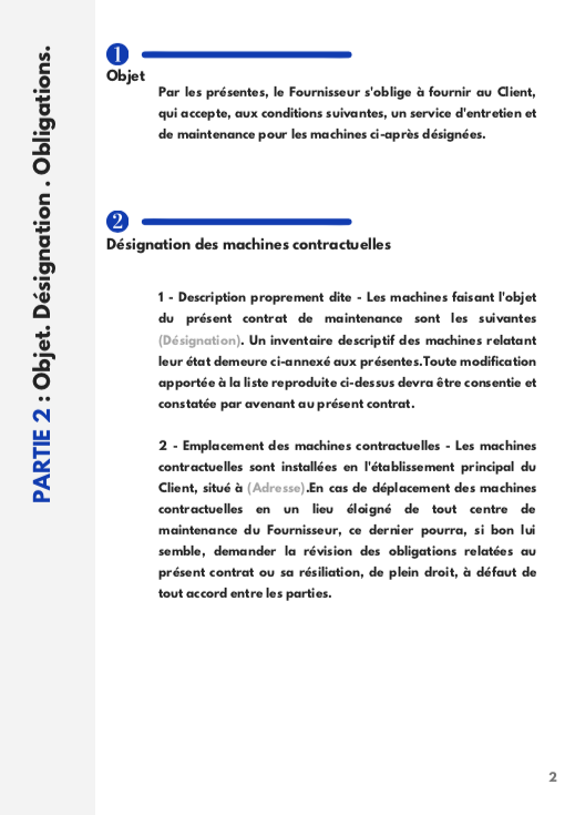 Contrat de maintenance - document et modèle à télécharger