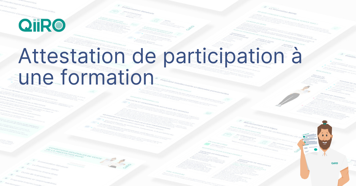 Attestation de participation à une formation : modèle à télécharger
